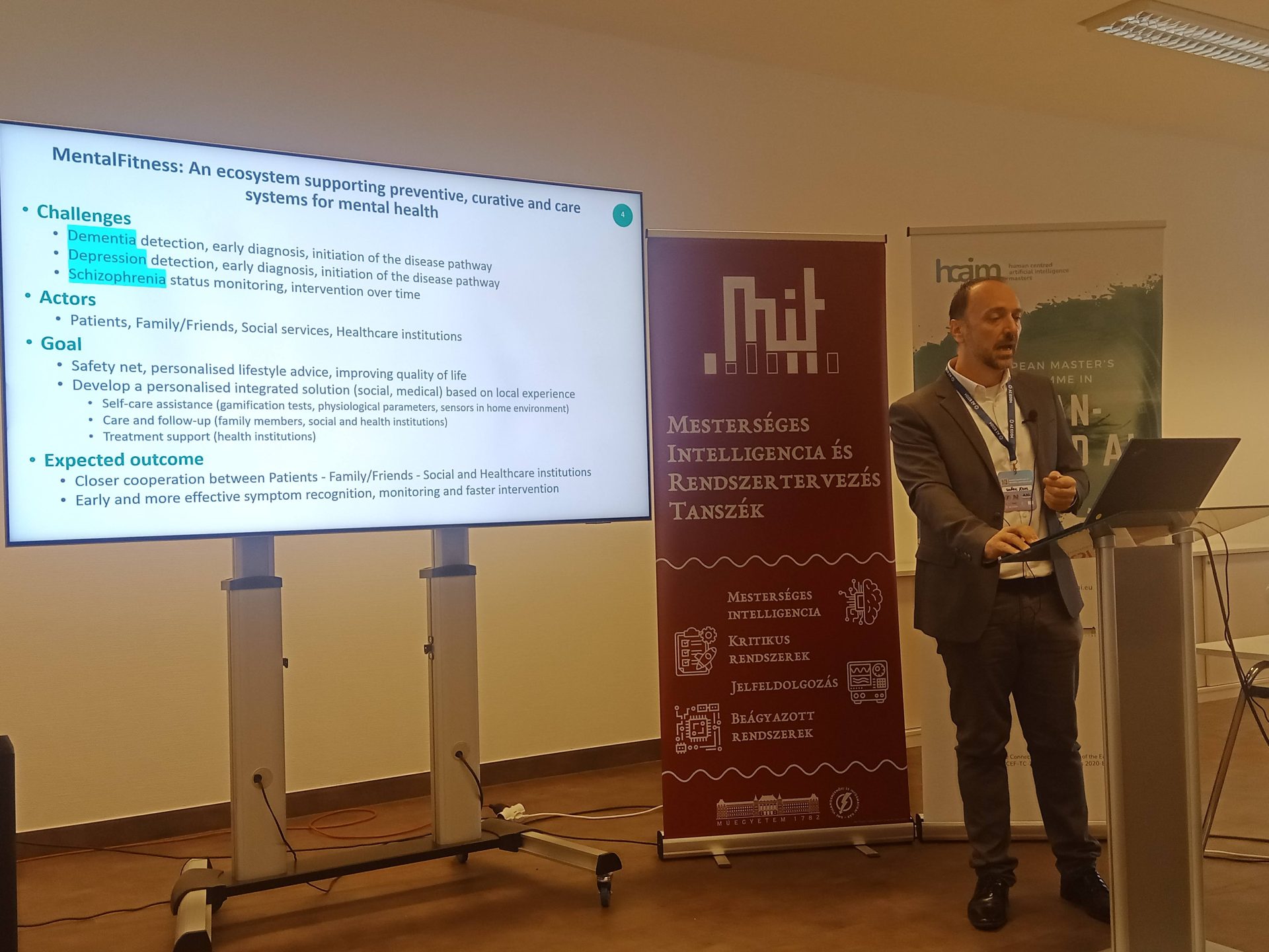 Mental health and AI workshop in Budapest - AAL Programme