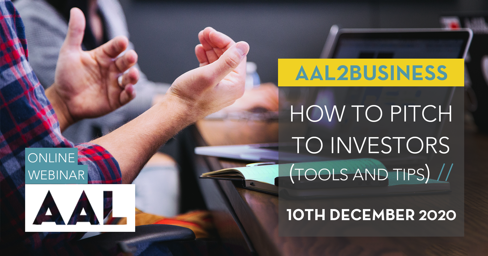 AAL2Business: Webinar on how to pitch to investors - AAL Programme